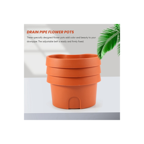 3 Pc/Lot Gutter Downspout Garden Drain Pipe Flower Pots on OnBuy