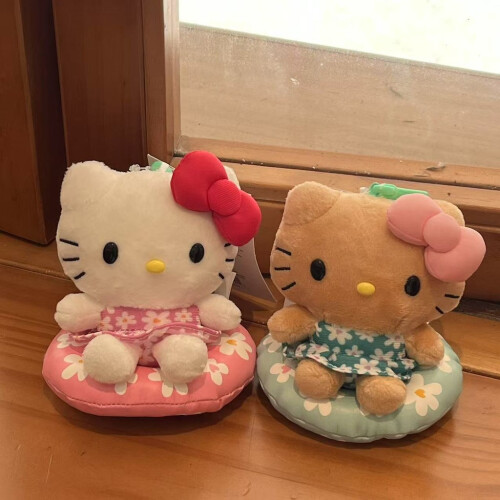(Pink)Sanrio Hello Kitty Falda Floral Patrón Floral Círculo de Natación ...