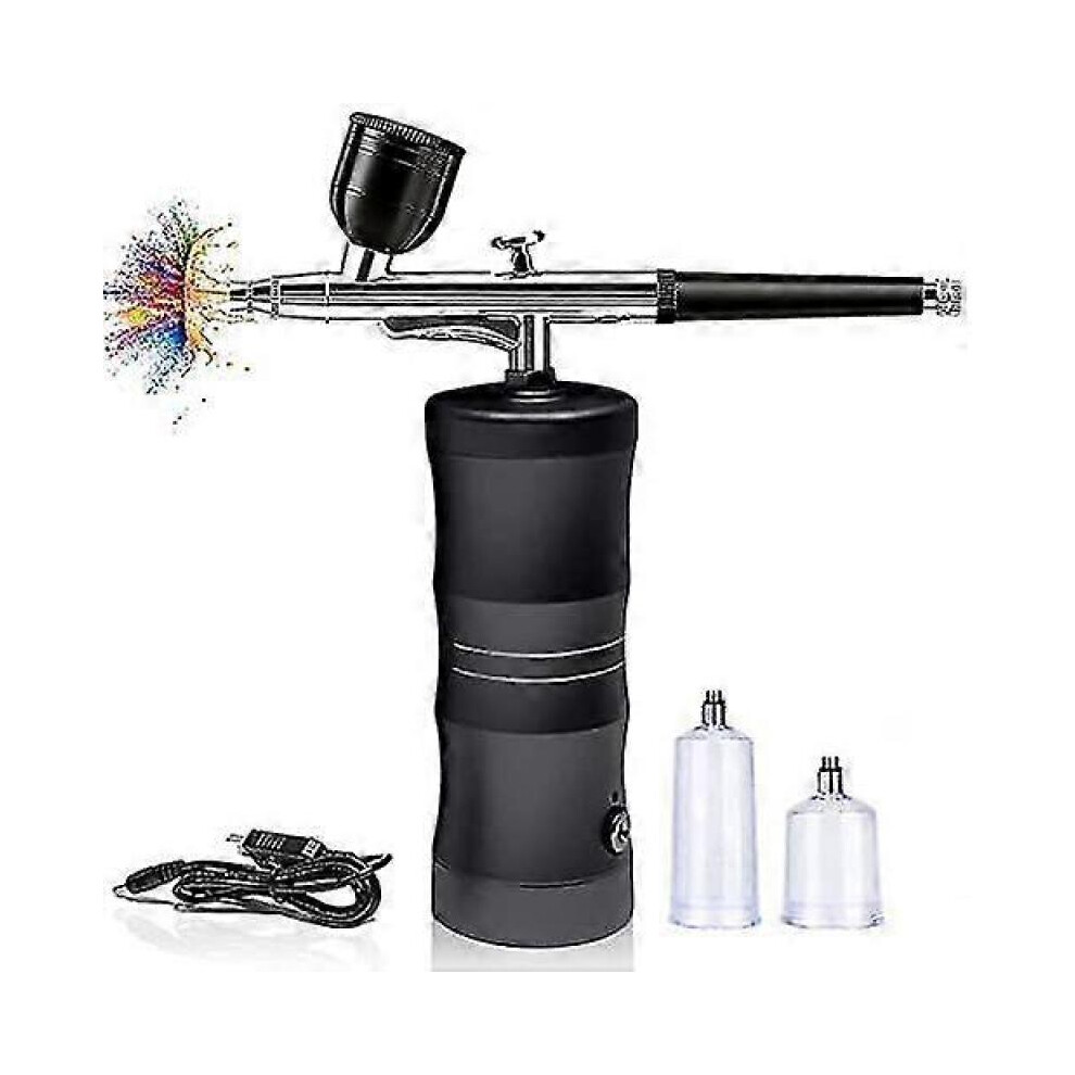 Airbrush Kit with Compressor Portable Mini Air Brush Spray Gun with ...