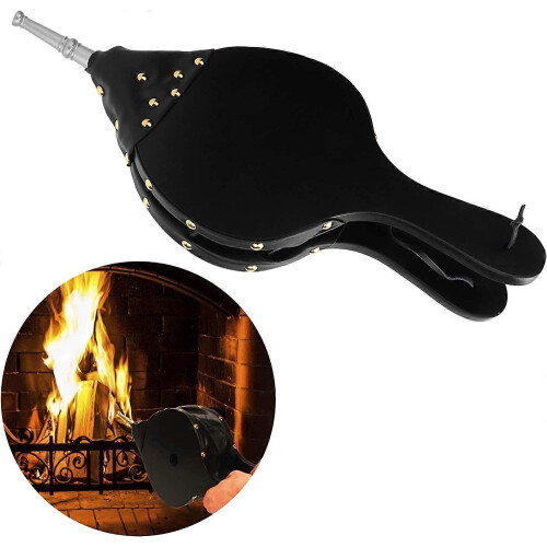 (As show, One size) Wooden bellows, chimney bellows, manual wooden ...
