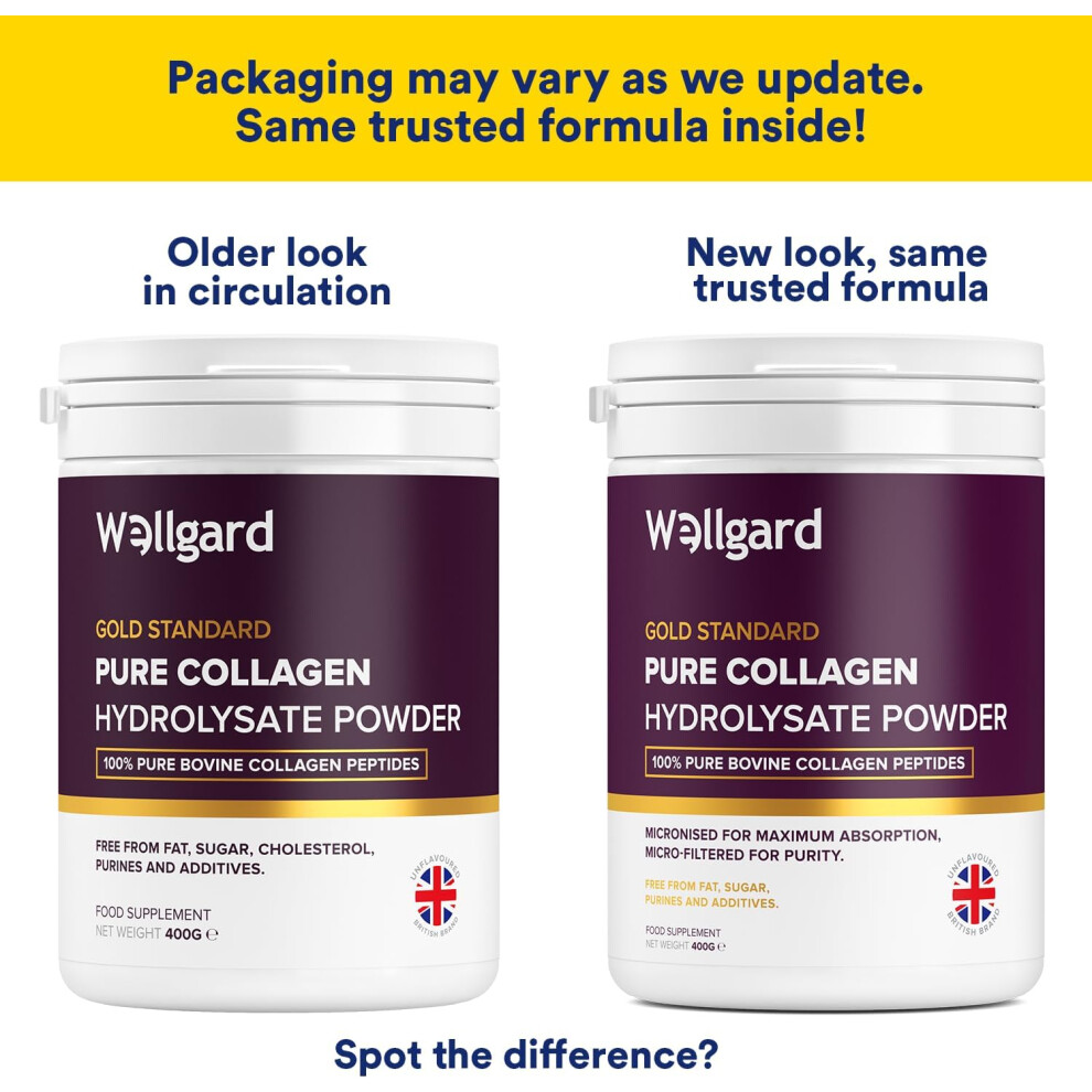 Wellgard Bovine Collagen Powder Peptides Supplement Made in UK on OnBuy