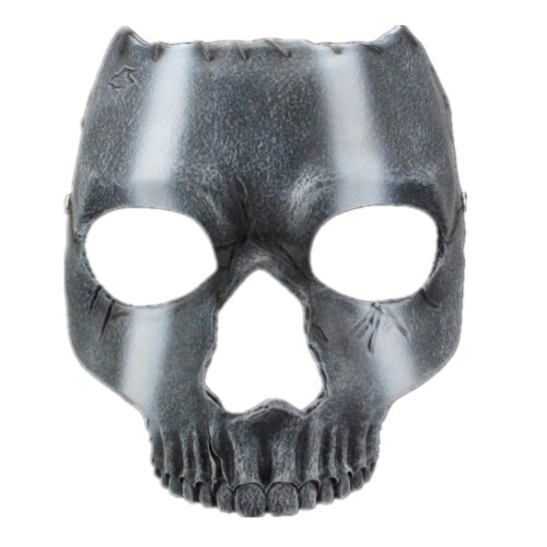 (Black) Of Call Duty Warzone Skull Ghost Mask Resin Cosplay Costume For ...