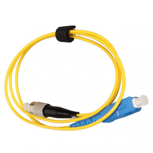 Fiber Optic Patch Cord 0.5yd FC to SC Singlemode Fiber Low Optical Loss ...