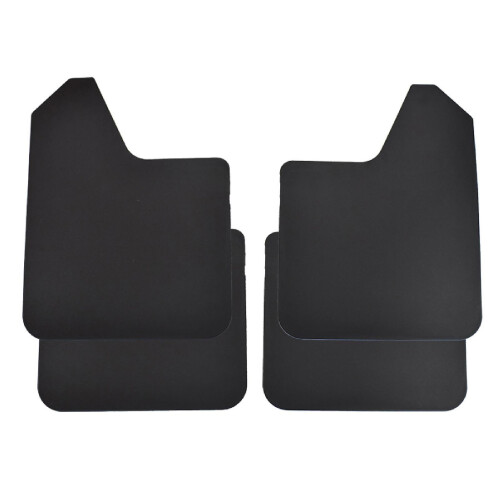 Lot de 4 bavettes de protection universelles indéformables noires pour ...