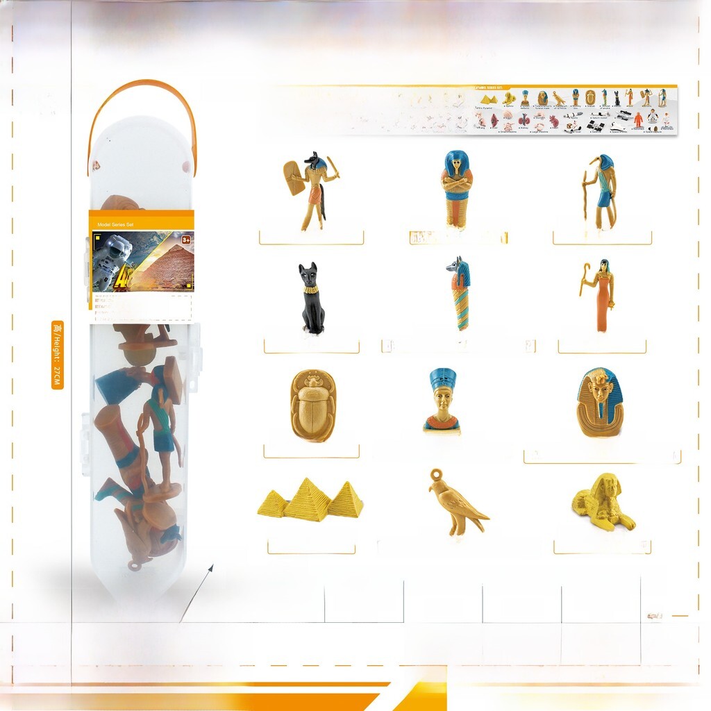 (StyleA) Simulation Ancient Mini Egyptian Space Human Organs World ...