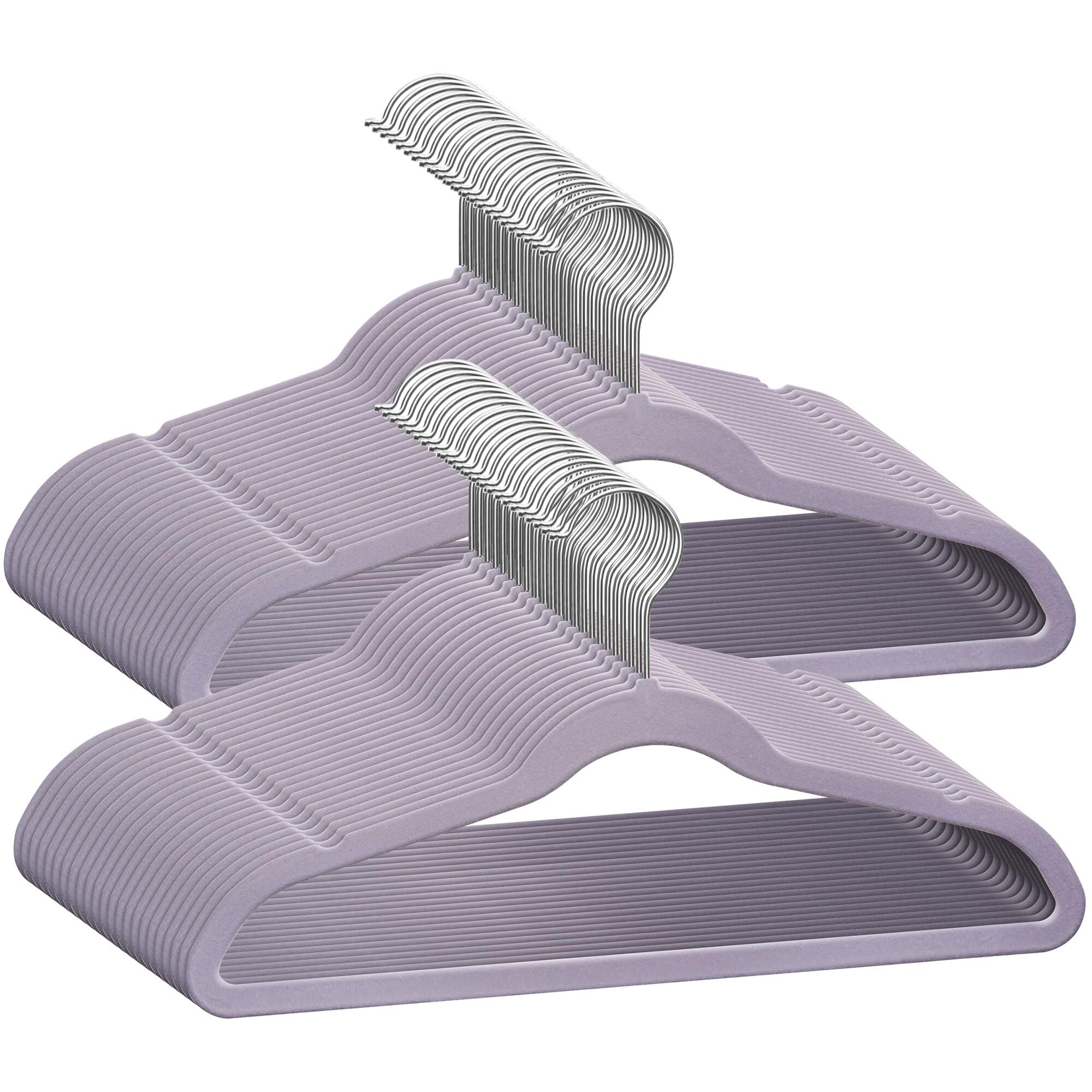 Cintres en velours premium TechZoo 50 pour enfants - Cintres antid ...