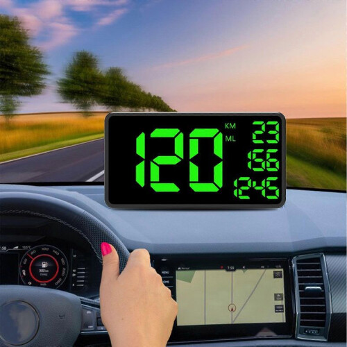 Universele GPS-snelheidsmeter 6,2 inch Uitschuifbaar digitaal display ...