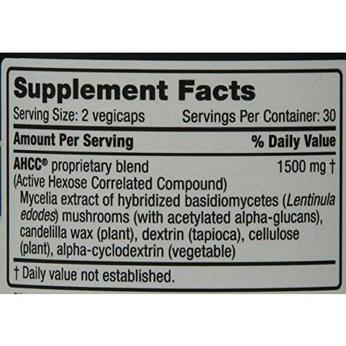 Quality of Life Labs, Kinoko Platinum AHCC, 750 mg, 60 Vegicaps on OnBuy