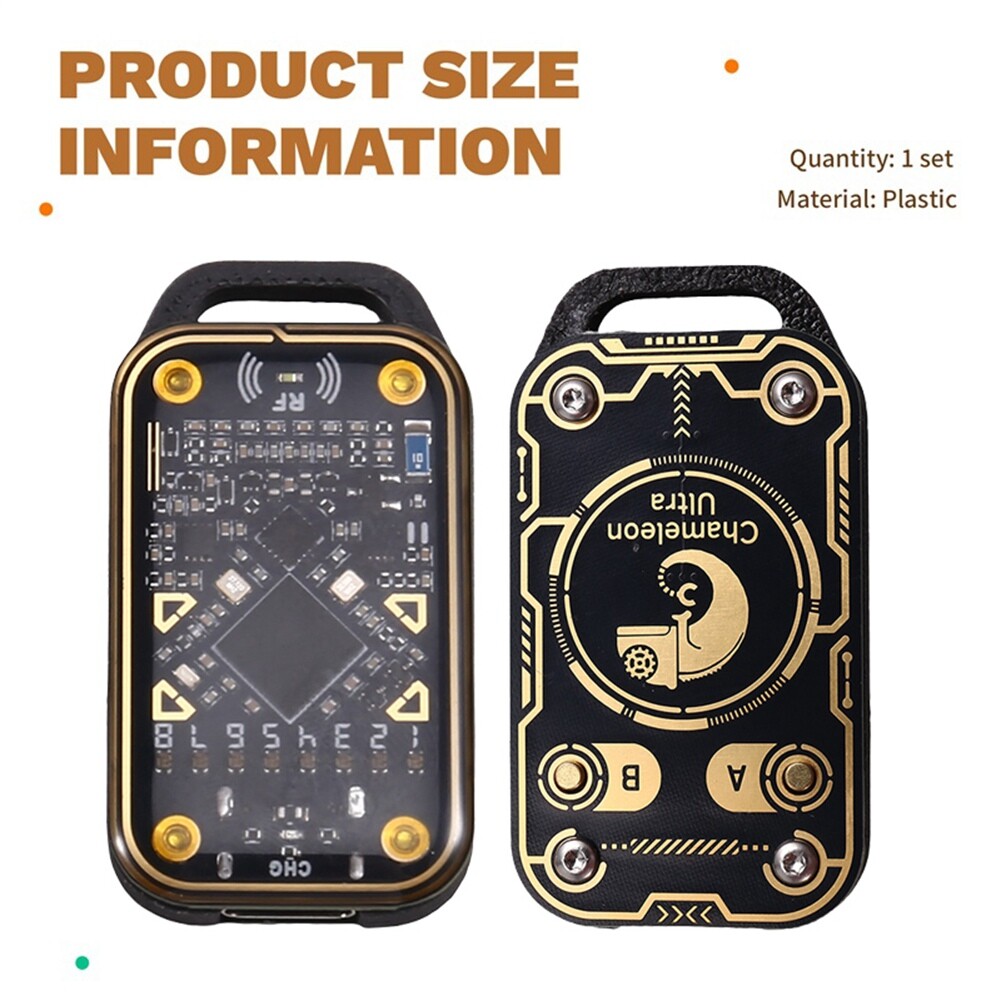 Lector de chip inteligente Chameleon Ultra RFID + emulador de llavero con 2 tarjetas CUID on OnBuy