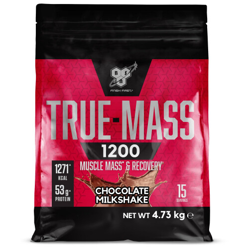 BSN True Mass 1200, Mass Gainer Protein Powder with Whey Isolate and ...