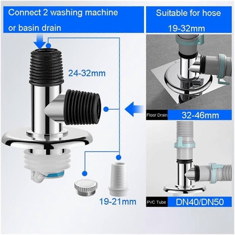 Washing Machine Floor Drain Gasket, Floor Drain Backflow Preventer ...