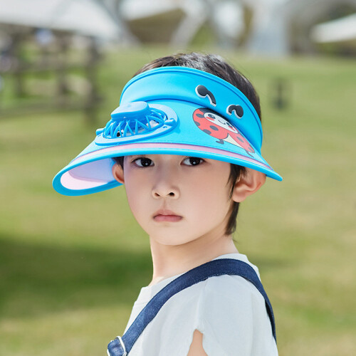 (Blue Ladybug)Chapeau de soleil enfant garçon fille dessin animé ...