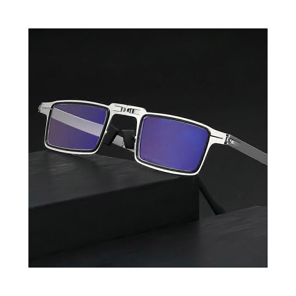 (square, 200 degrees) Men Ultra Light Titanium Material Screwless ...