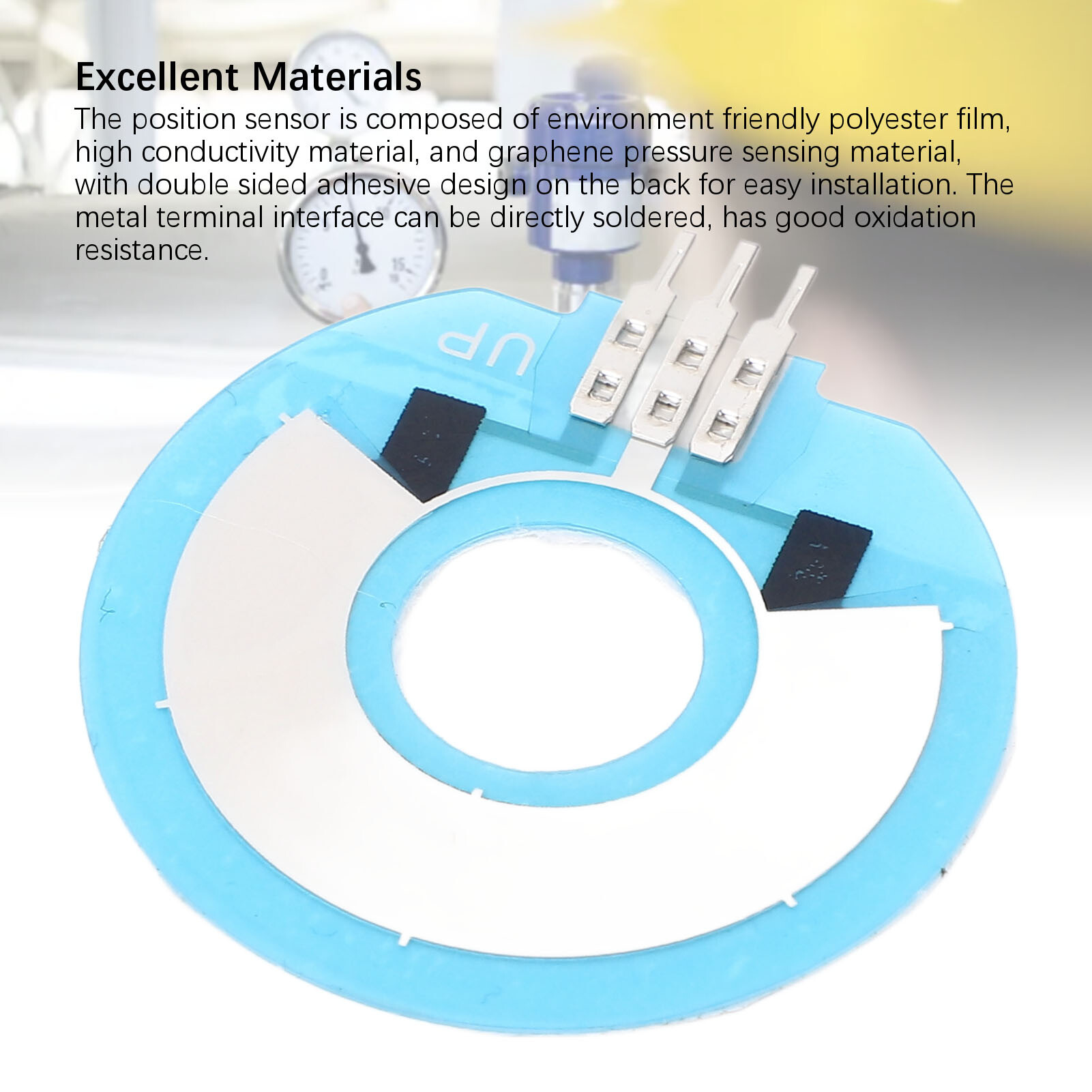 Thin Film Position Sensor High Sensitivity 160K Impedance Resistive ...