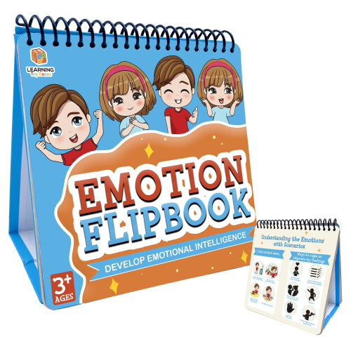 32 Different Emotions/Feelings Flip Book Teaching Children Emotions Feelings Chart for Kids ...
