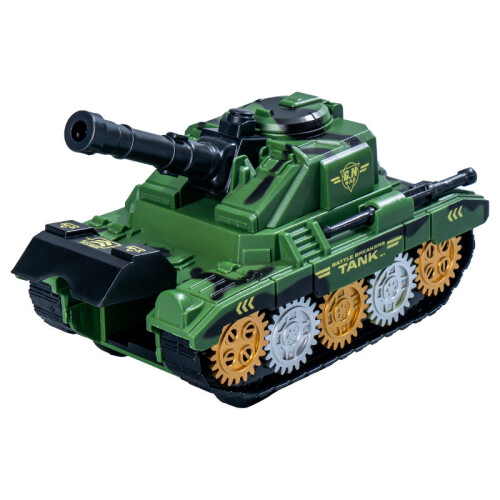 (Green Tank) Combat Tank Kids Toy With Inertia Propulsion For Boys Gift ...