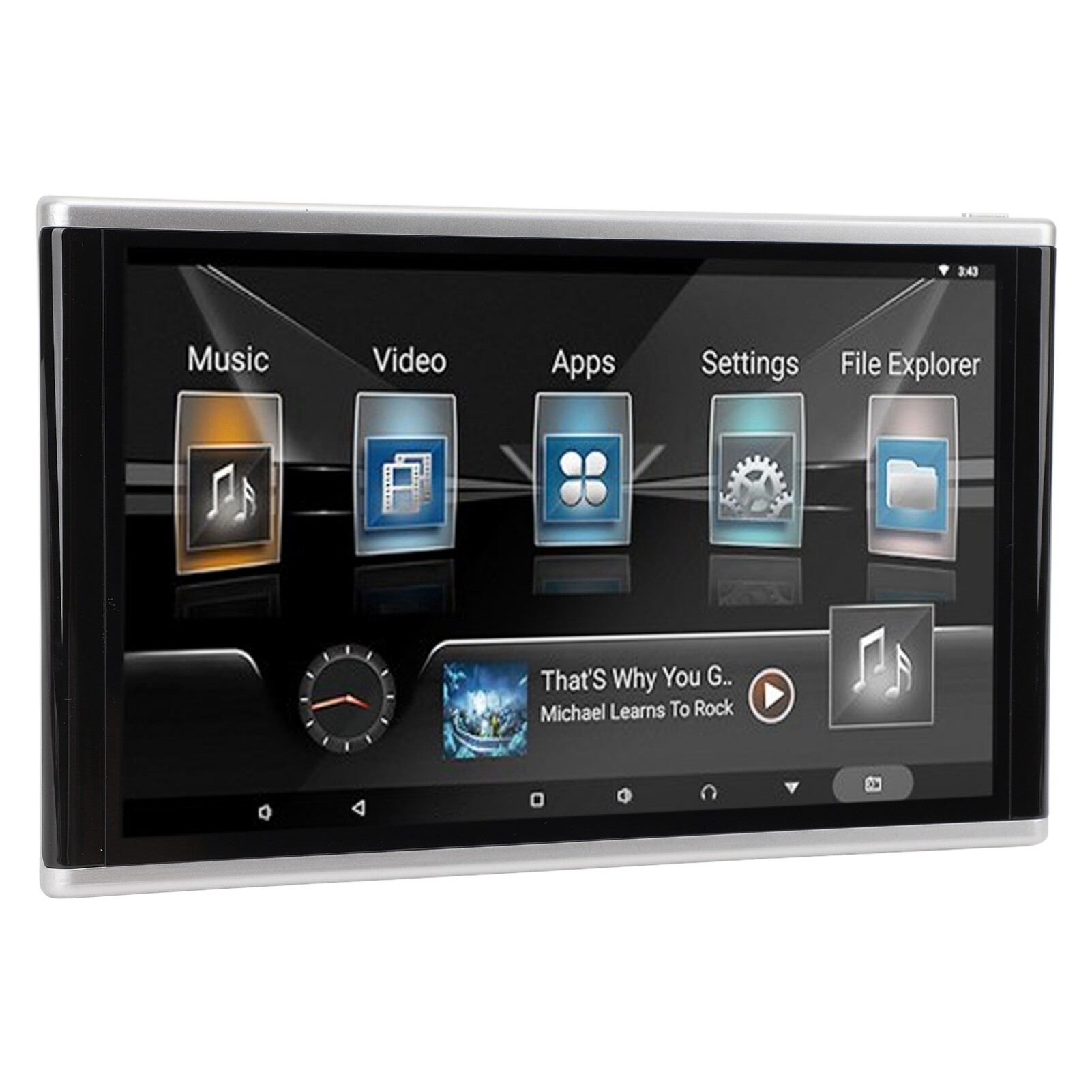 4K 10.1 Inch Headrest Monitor Tablet for Back Seat IPS Touch Screen for ...