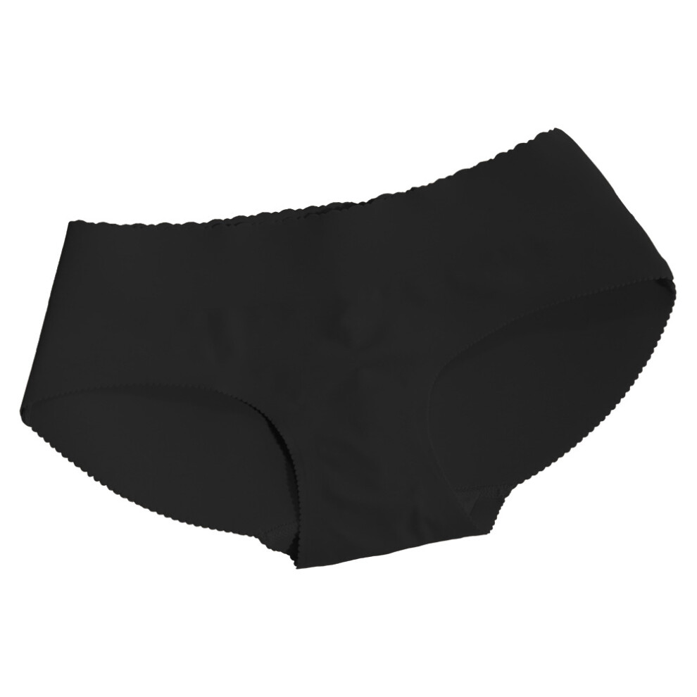 (black*3, M) Women's hip-lifting panties, one-piece seamless hip ...