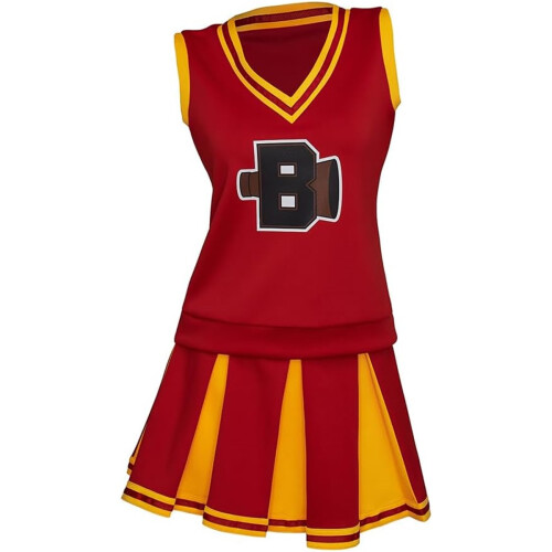 (XXL, Red) Sabrina Cheerleader Costume Cosplay Red High School Musical ...