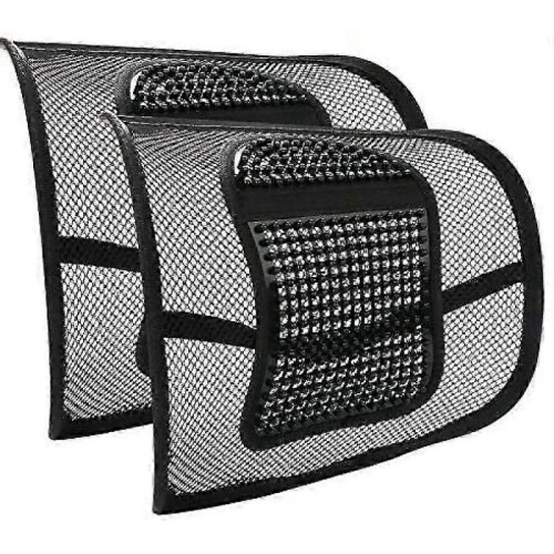 Ergonomic Lumbar Support Cushion with Mesh Design for Car and Office ...