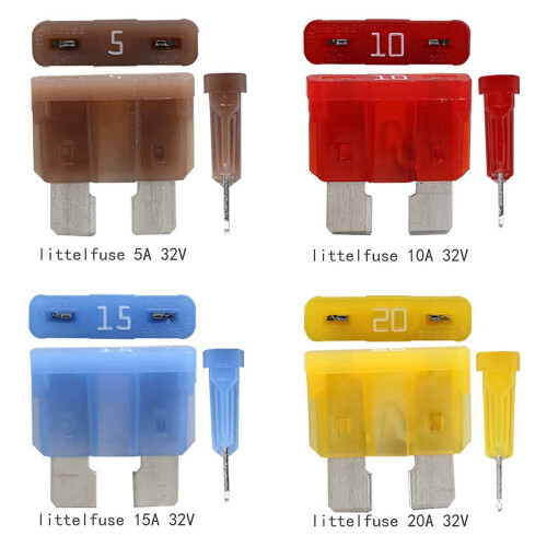 12V 12 Way Marine Fuse Block Fuse Panel with Ground &12 Volt Fuse Box ...