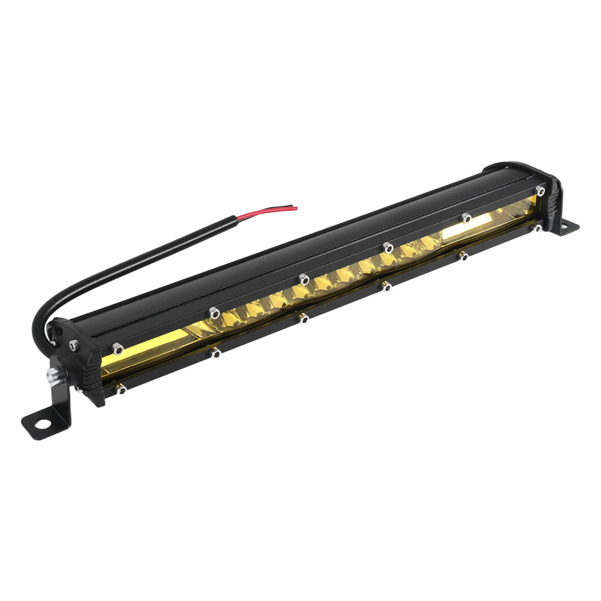 Barre lumineuse LED de toit de 12 pouces, 12 V/24 V, faisceau flood et ...