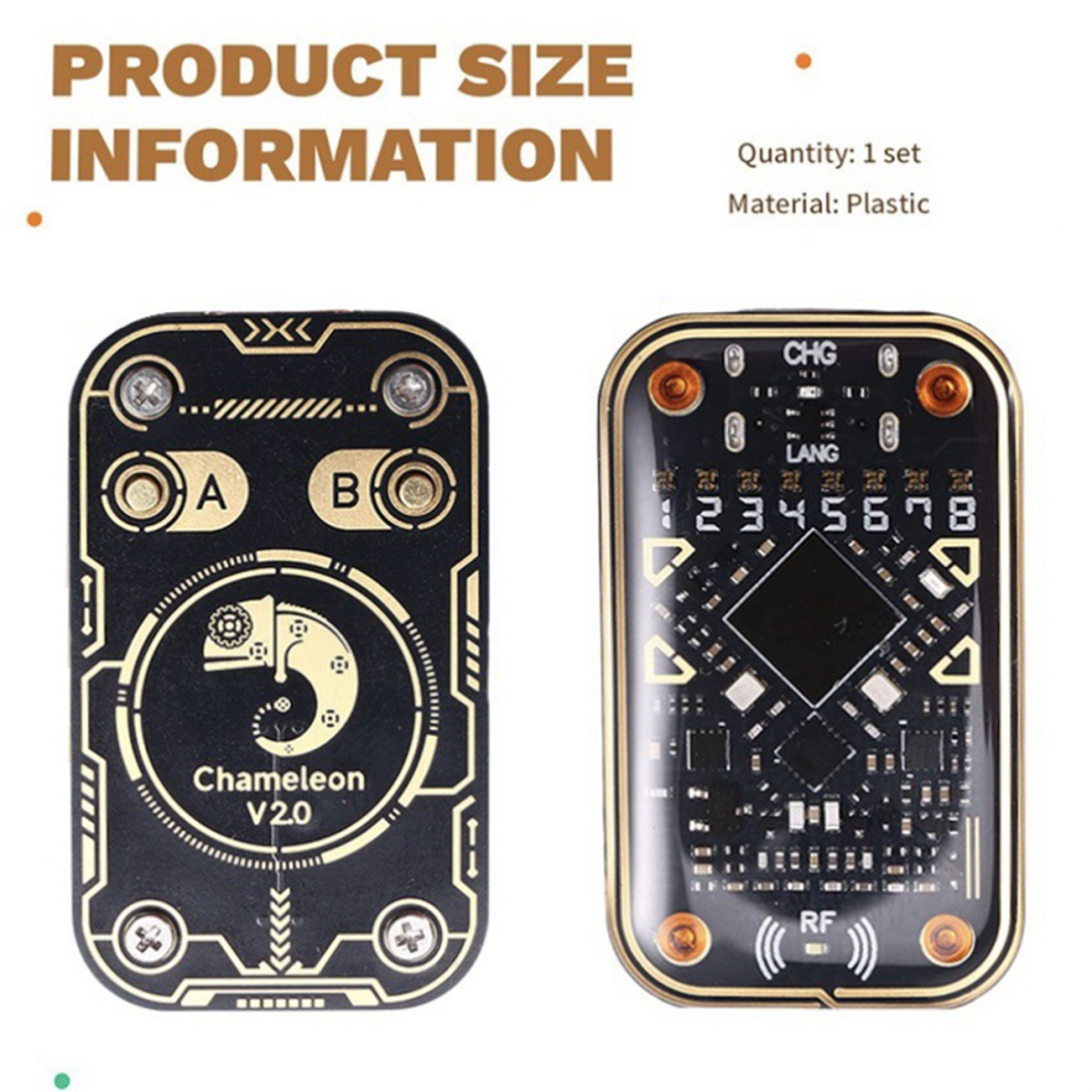 Chameleon Ultra V2.0 RFID Smart Chip Reader + 3xUID Schlüsselanhänger ...