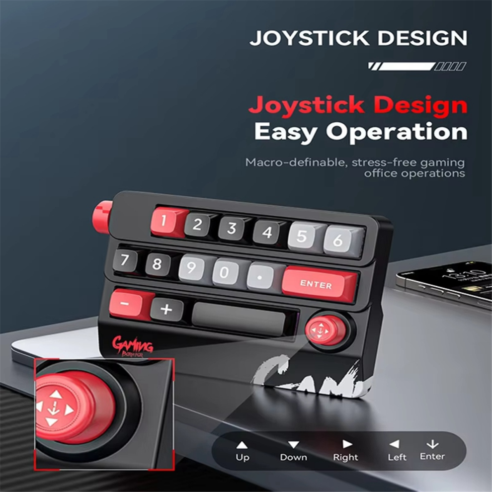 Portable Joystick Mechanical Keyboard Full Hot Swappable Key,B on OnBuy