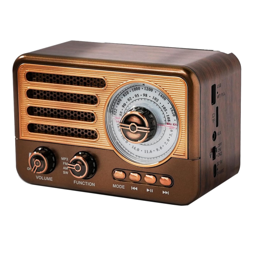 Mini radio retrò FM/AM/SW con ricevitore radio, altoparlante Bluetooth ...