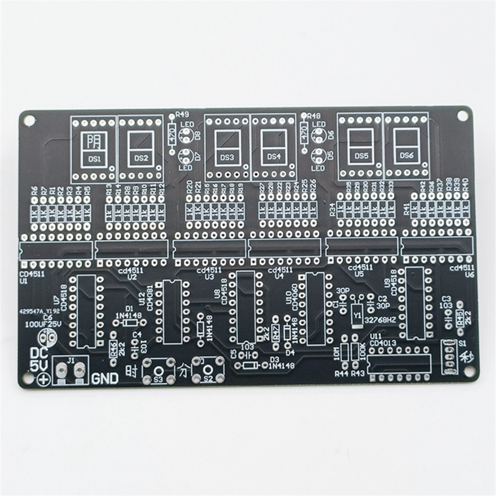 Kit d'horloge numérique 6 bits DC4,5 V-5,5 V pour l'apprentissage de l'horloge électronique on OnBuy
