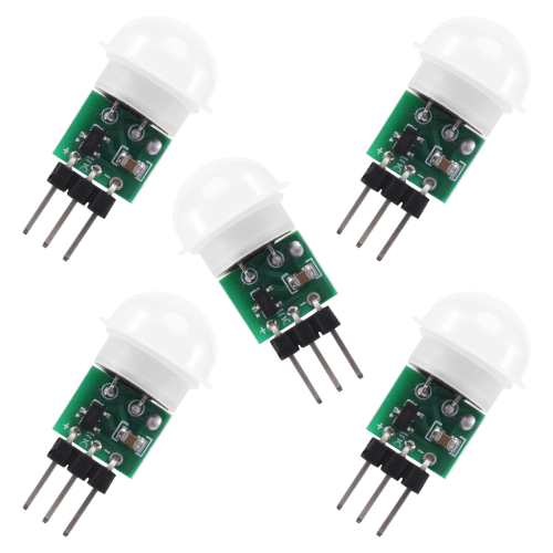 AM312 PIR-Sensor, 5er-Pack pyroelektrischer Infrarot-PIR-IR-Sensor für ...
