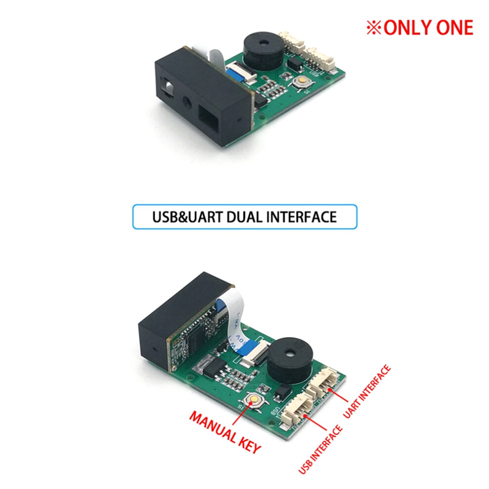 GM67 1D/2D USB-UART Barcode- und QR-Code-Scanner-Modul für Android on OnBuy