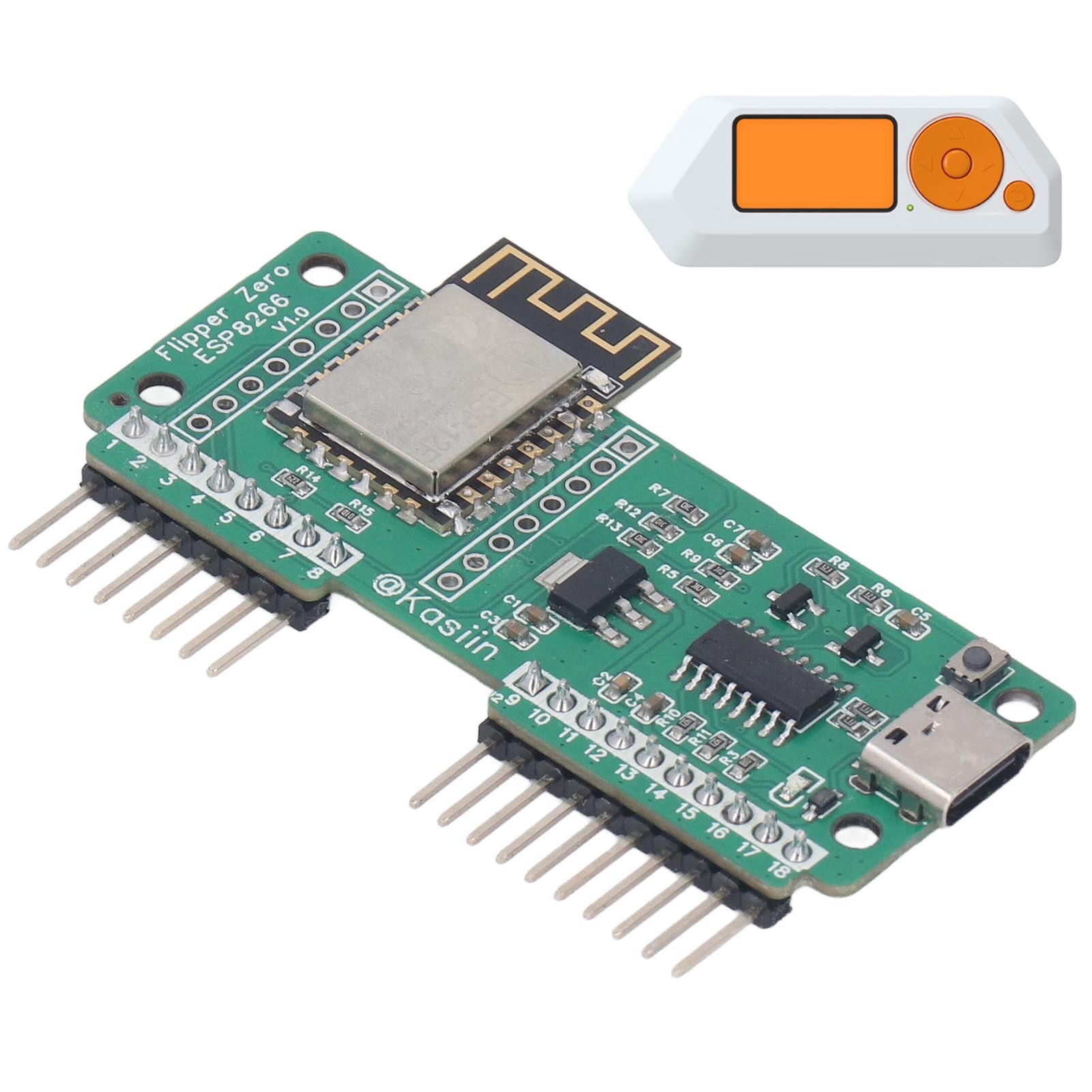 ESP8266 WiFi Module for Flipper Zero CH340C Serial Port Chip Type C ...