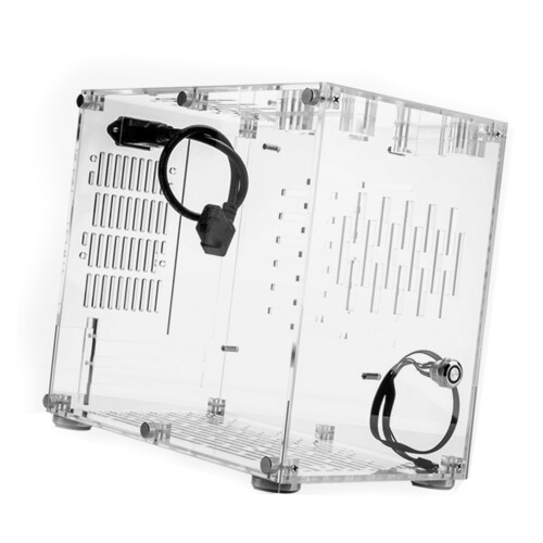 Small Computer Case Plexiglass Shell Compact PC Case Desktop PC Case ...