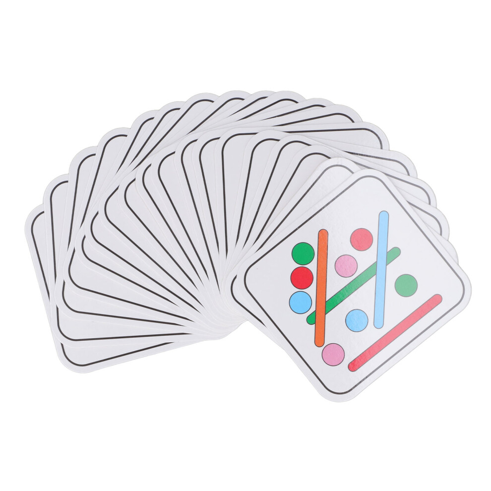 Kids Colorful Stick Puzzle Toy Color Sensory Colorful Stick Matching ...