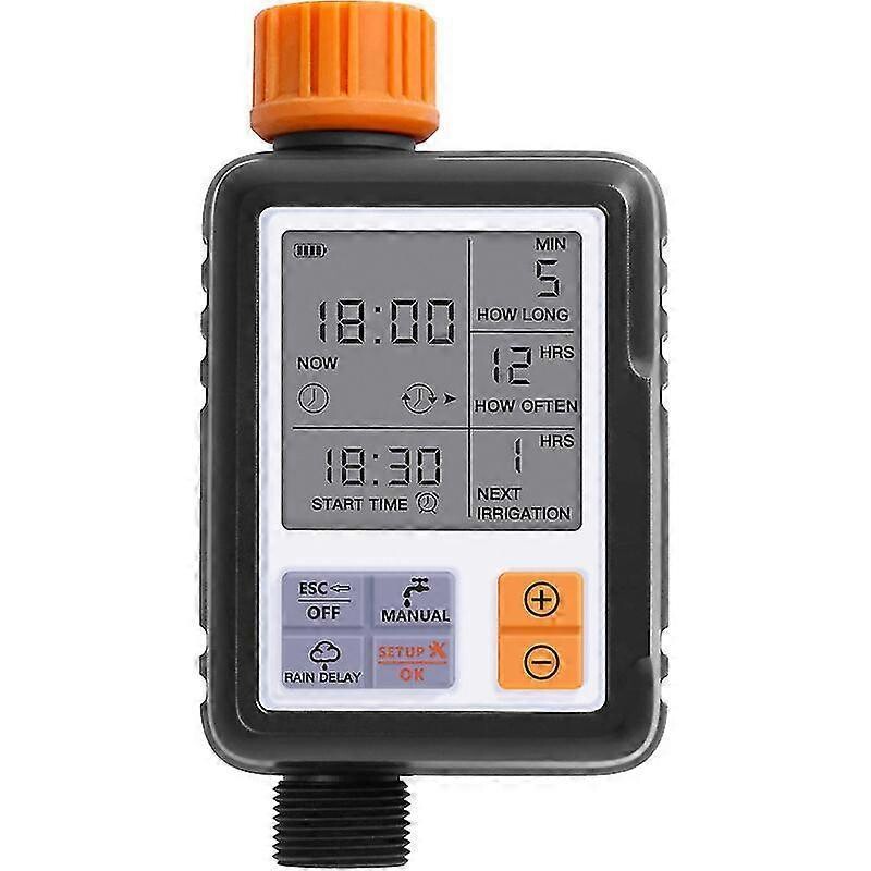 Irrigation Computer Water Timer Garden Timer Irrigation, Large 3-inch ...