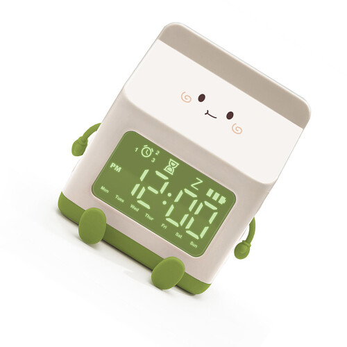 Fun Milk Box Alarm Clock Student Countdown Cartoon Alarm Clock Children ...