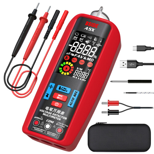 Digital Multimeter Professional Voltage Current Resistance Frequency ...