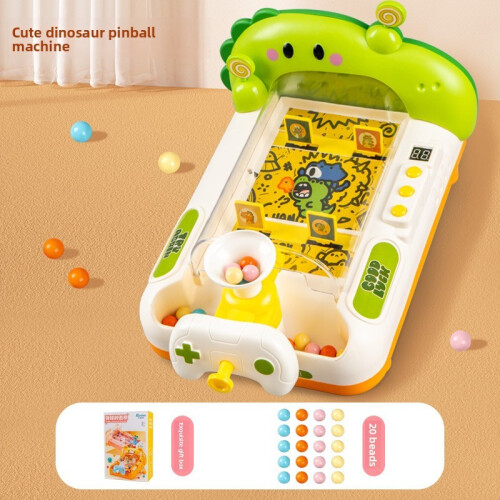 (Dinosaur) Cartoon Dinosaur Themed Pinball Machine Children Hand Eye ...