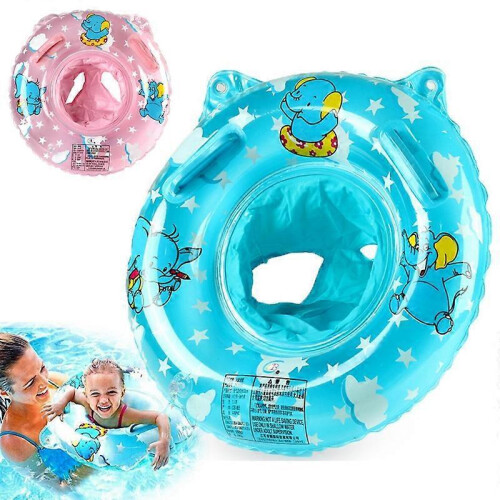 (Elephant blue) Baby Swimming Float Ring For 3-36 Months, Baby Neck ...