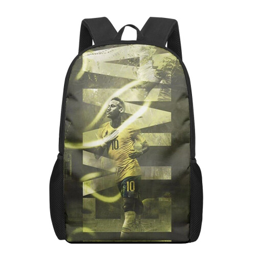 (48, 17-inch Backpack) Football Lionel Messi Themed Backpack for ...