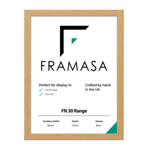 (Oak, 30x40 CM) The Photo Factory Frame | Wooden Photo & Art Frames on ...