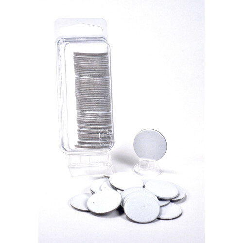 Hedral Value Pack of 50 - Blank 1"""" Circle Board Game Chits Round ...