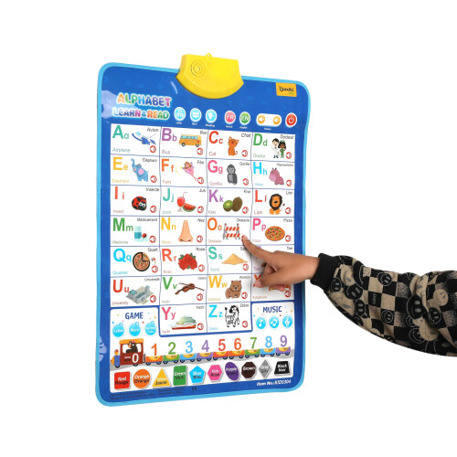 Bilingual English & French Learning Interactive Alphabet Wallchart ...