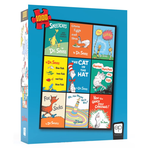 Dr. Seuss Collection 1000 Piece Jigsaw Puzzle | Collectible Collage ...