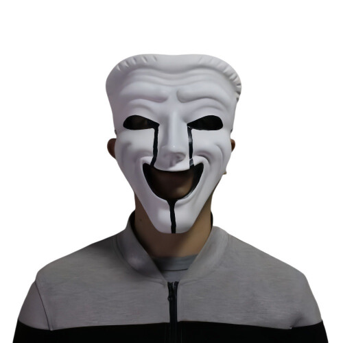 (Crying Face) Containment Breach Scp White And Crying Face Mask For ...