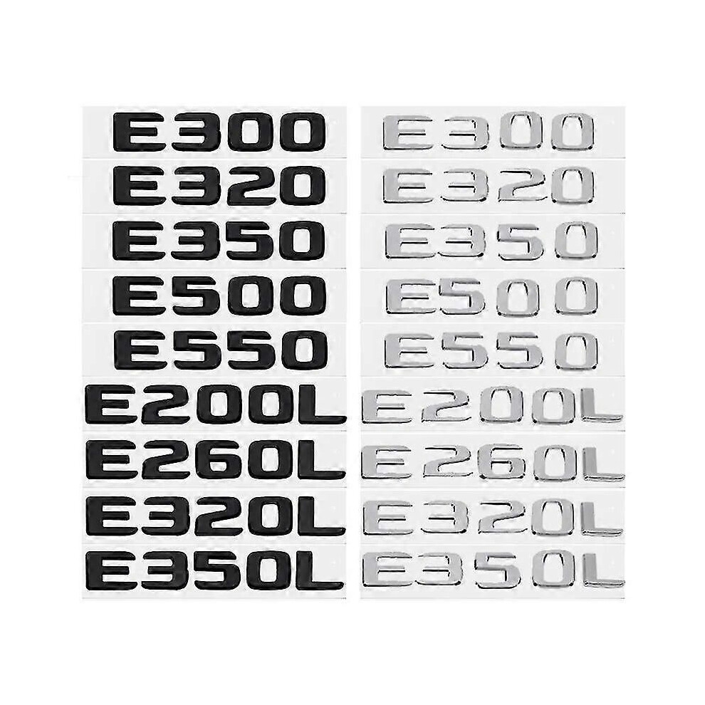 Distintivo emblema bagagliaio 17-20 per Classe E W210 W211 E320L E53 E63 E55 E200 E220 E250 E320 ...