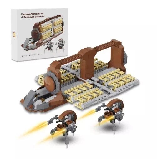 Star Wars: Battle Droid Carrier - Custom LEGO Set with 32 Battle Droid ...