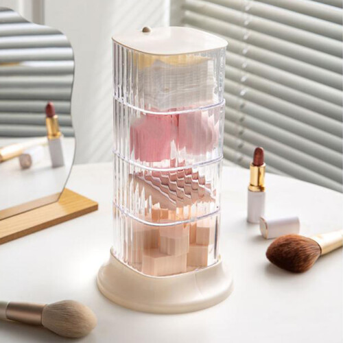 Scatola porta elastici per capelli - a più livelli, trasparente on OnBuy