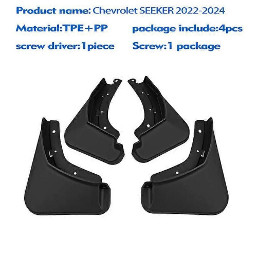 Guardabarros delantero y trasero para Chevrolet Seeker Trax 2022, 2023 ...